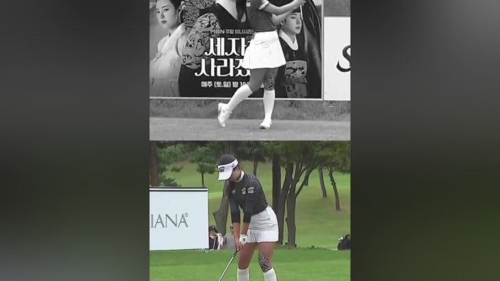 이동은 티샷 비교 : 대보 하우스디 오픈 2R VS Sh수협은행 MBN 여자오픈 3R - 네이버 TV