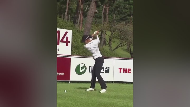 3R 14번홀 문정민 티샷 [대보 하우스디 오픈] - 네이버 TV