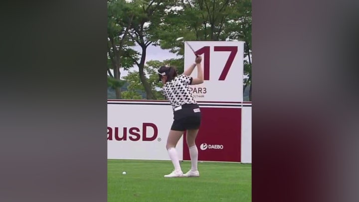 2R 17번홀 노승희 티샷 [대보 하우스디 오픈] - 네이버 TV