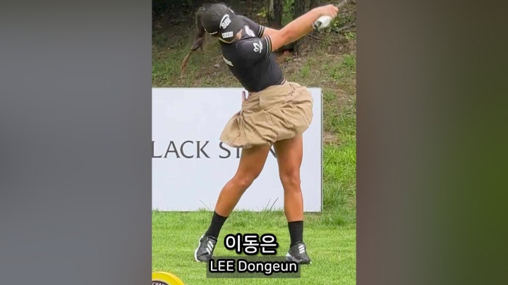 [2024 KLPGA] 이동은_슬로우모션_드라이버스윙_블랙스톤 - 네이버 TV