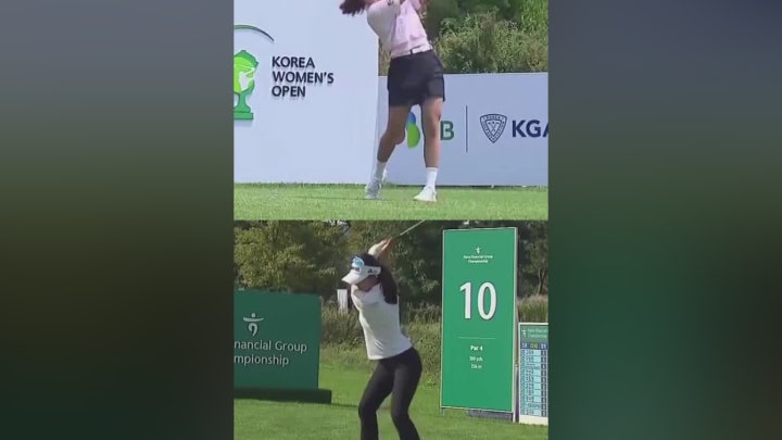 배소현 티샷 비교 하나금융그룹 챔피언십 1r Vs Kga Db그룹 제38회 한국여자오픈 골프선수권대회 2r 네이버 Tv