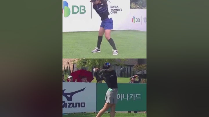 윤이나 티샷 비교 하나금융그룹 챔피언십 2r Vs Kga Db그룹 제38회 한국여자오픈 골프선수권대회 3r 네이버 Tv