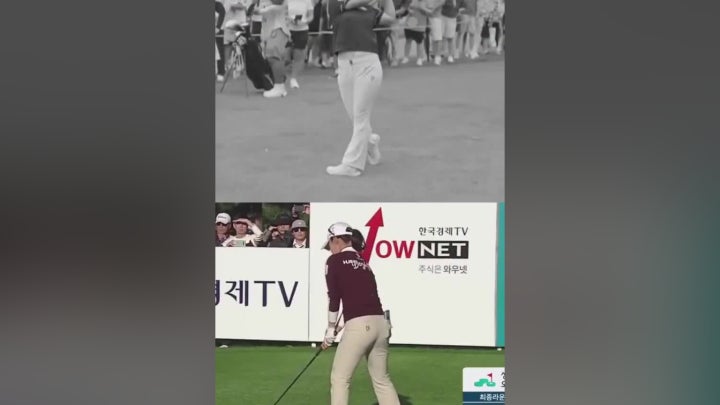 김수지 티샷 비교 : 상상인 · 한경 와우넷 오픈 2024 4R VS 롯데 오픈 4R - 네이버 TV