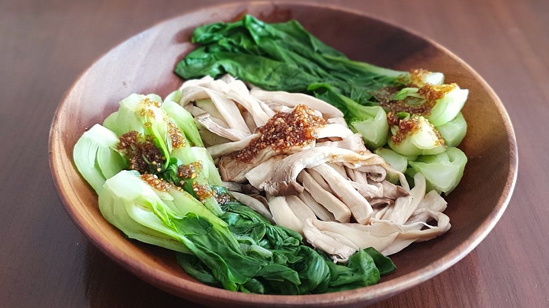 맛있는 다이어트요리 간장마늘소스 청경채 버섯찜 만들기 네이버 Tv