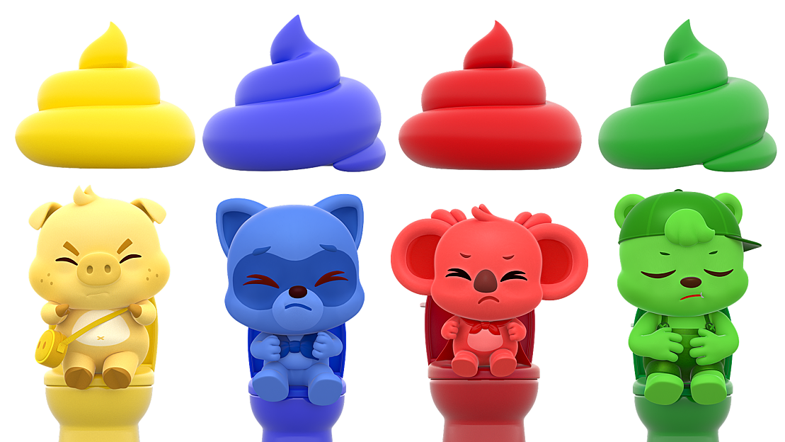 [로티프렌즈 영어 색깔놀이] Learn Colors with Poo Poo | 3D애니메이션 | 색깔교육 | 로티프렌즈 - 네이버 TV