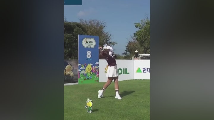 3R 8번홀 배소현 티샷 [S-OIL 챔피언십 2024] - 네이버 TV