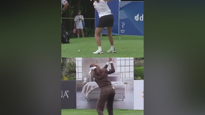 배소현 티샷 비교 : S-OIL 챔피언십 2024 1R VS 제11회 제주삼다수 마스터스 2R - 네이버 TV