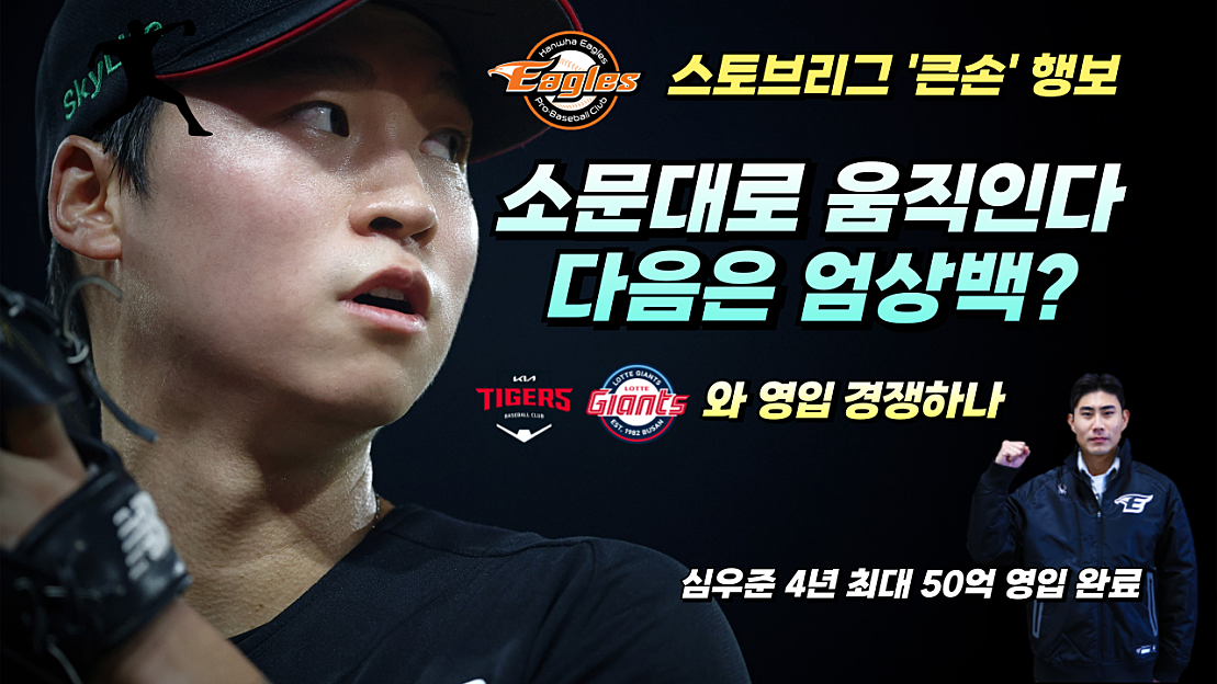 한화 다음 목표는 Fa 투수 엄상백일까ㅣ심우준 한화 Fa 50억 계약 비하인드ㅣ애매해진 하주석 입지 네이버 Tv
