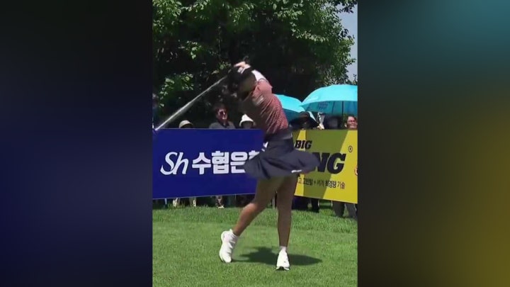 1R 6번홀 방신실 티샷 [Sh수협은행 MBN 여자오픈] - 네이버 TV