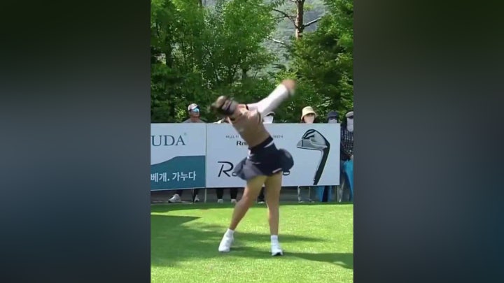 1R 13번홀 방신실 티샷 [Sh수협은행 MBN 여자오픈] - 네이버 TV