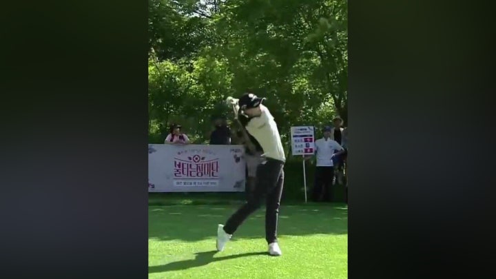 2R 15번홀 황유민 티샷 [Sh수협은행 MBN 여자오픈] - 네이버 TV