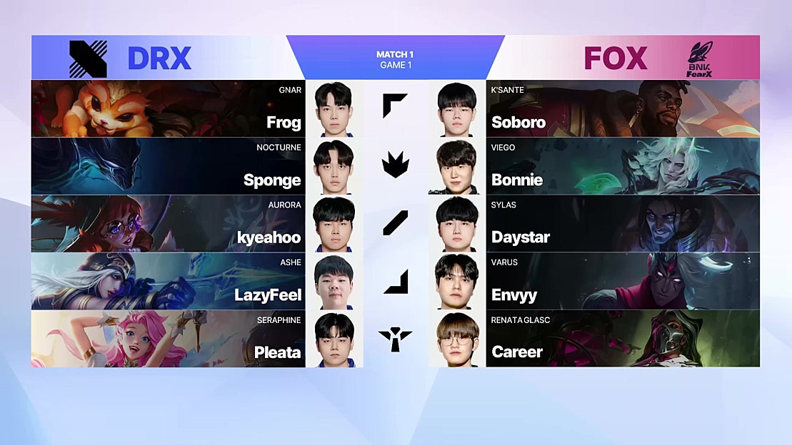 DRX-FOX A조 풀리그 1경기 | 11.30 | 2024 LoL KeSPA Cup 조별리그 - 네이버 TV