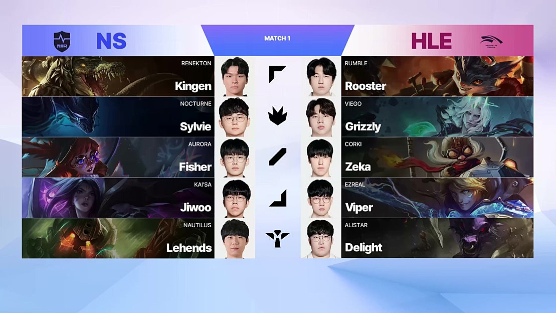 NS-HLE B조 풀리그 1경기 | 12.01 | 2024 LoL KeSPA Cup 조별리그 - 네이버 TV