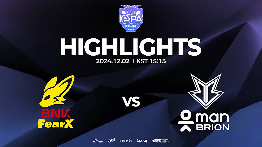 FOX vs. BRO 하이라이트 | GROUP A MATCH 18 | 12.02 | 2024 LoL KeSPA Cup - 네이버 TV