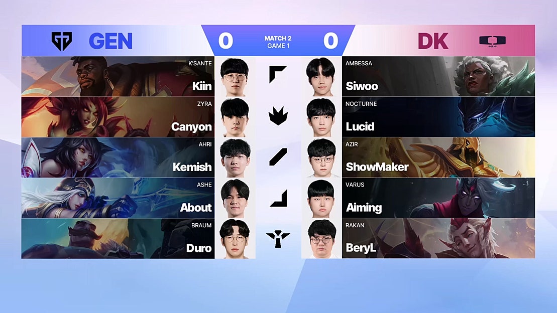 GEN-DK SEMIFINALS 1세트 | 12.07 | 2024 LoL KeSPA Cup - 네이버 TV