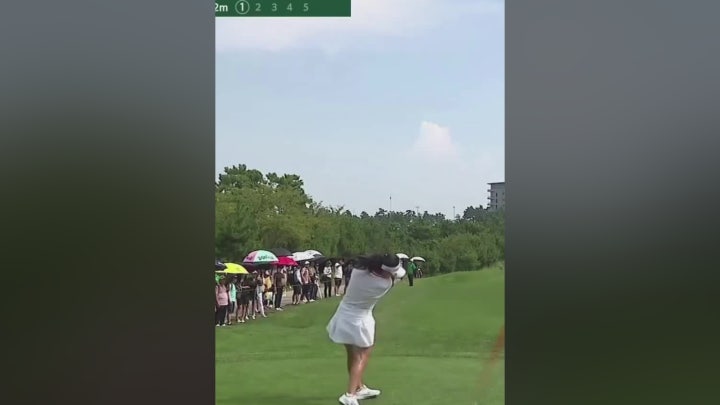 3R 18번홀 서어진 티샷 [더헤븐 마스터즈] - 네이버 TV