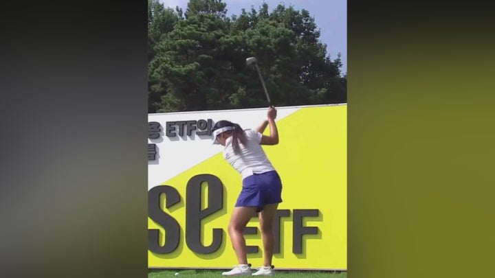 3R 13번홀 윤이나 티샷 [KB금융 스타챔피언십] - 네이버 TV