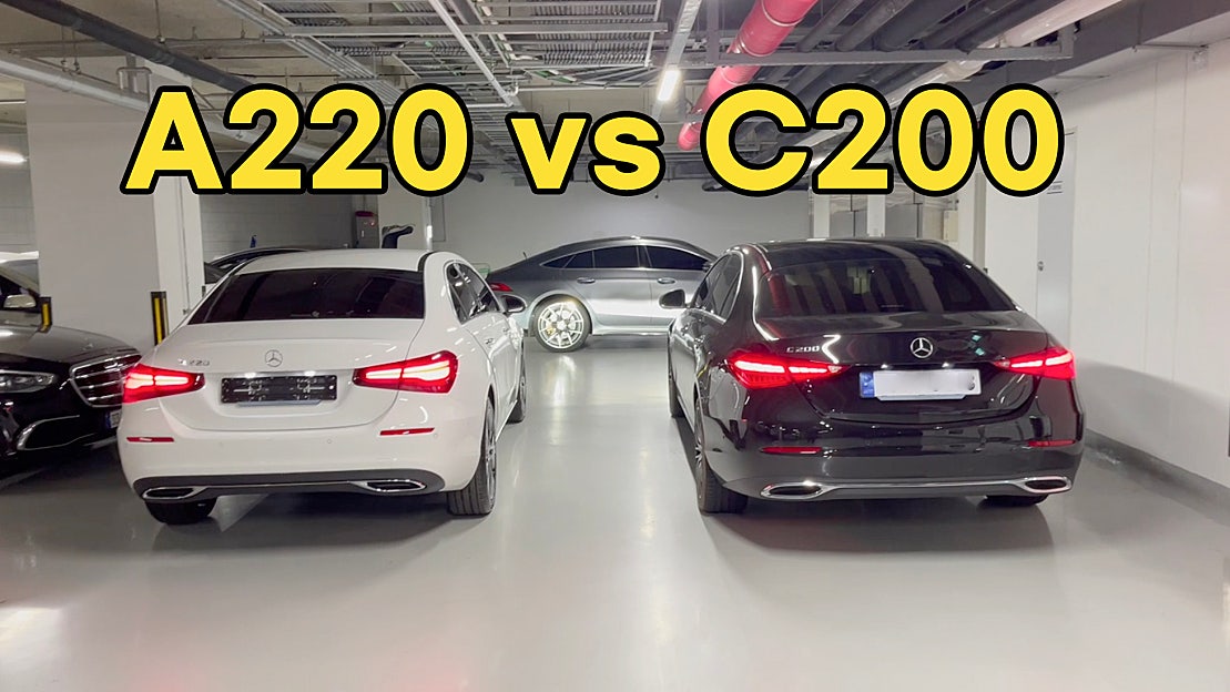 벤츠 A220 세단 vs C200 아방가르드 , 엄마차로 뭐가더 좋을까 ? - 네이버 TV
