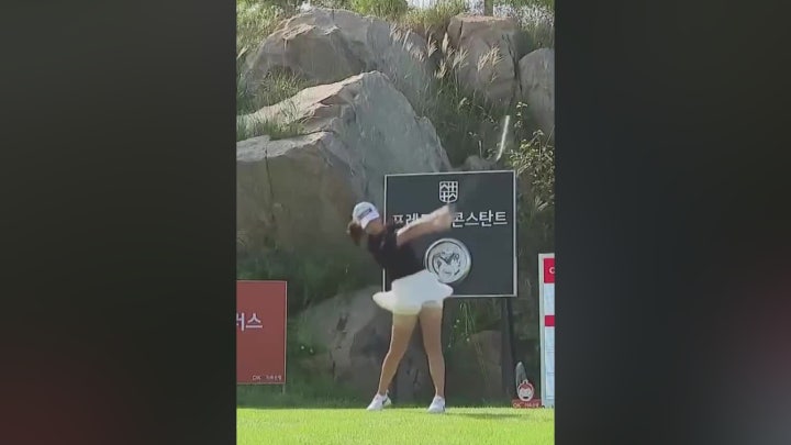 3R 1번홀 최예림 티샷 [OK저축은행 읏맨 오픈] - 네이버 TV