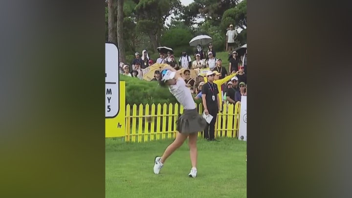 3R 1번홀 이예원 티샷 [KB금융 스타챔피언십] - 네이버 TV