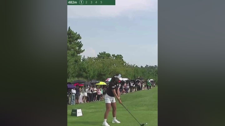 3R 18번홀 배소현 티샷 [더헤븐 마스터즈] - 네이버 TV