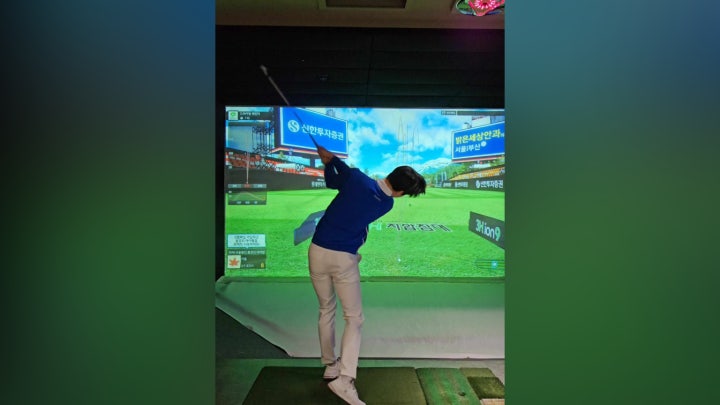 KPGA프로의 측면 스윙 슬로우모션 - 네이버 TV