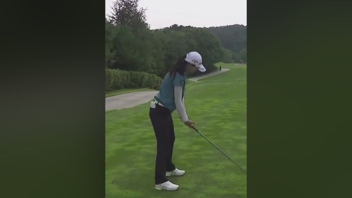 2R 18번홀 이가영 티샷 [한화 클래식 2024] - 네이버 TV