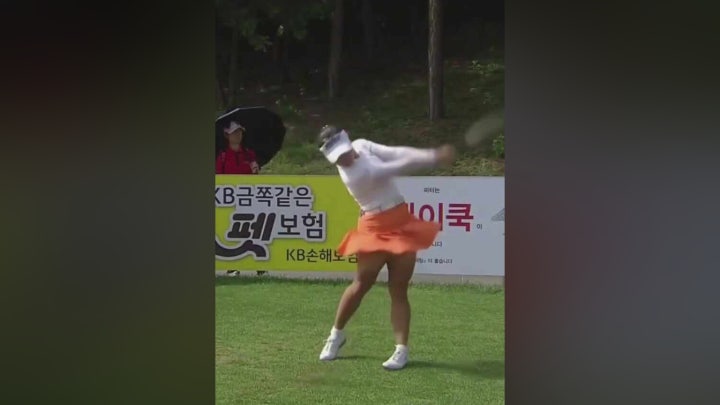 3R 3번홀 최가빈 티샷 [KB금융 스타챔피언십] - 네이버 TV