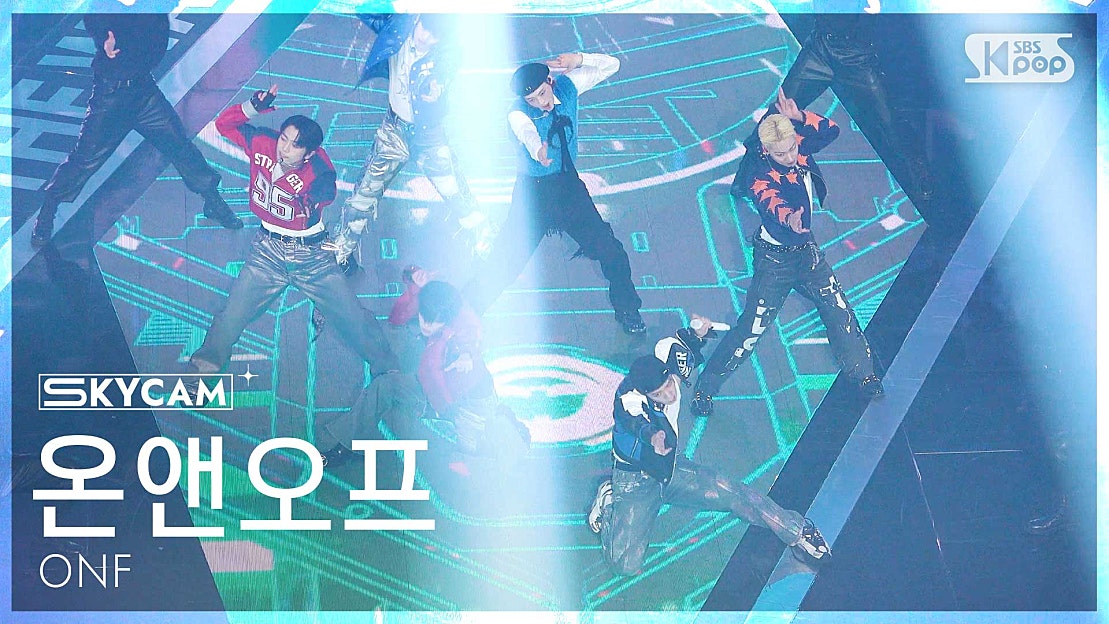 [항공캠4K] 온앤오프 'The Stranger' (ONF Sky Cam) @SBS Inkigayo 250223 - 네이버 TV