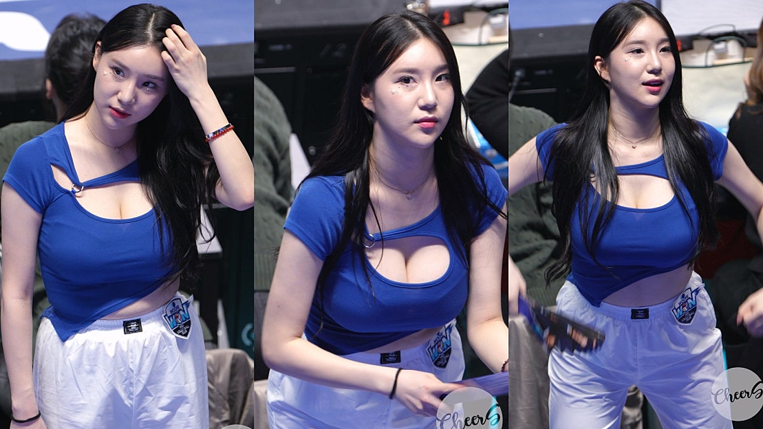 지진난거 아닙니다ㄷㄷ 김현영 치어리더 직캠 Kim Hyun-Young Cheerleader 우리카드 250301 |4K - 네이버 TV