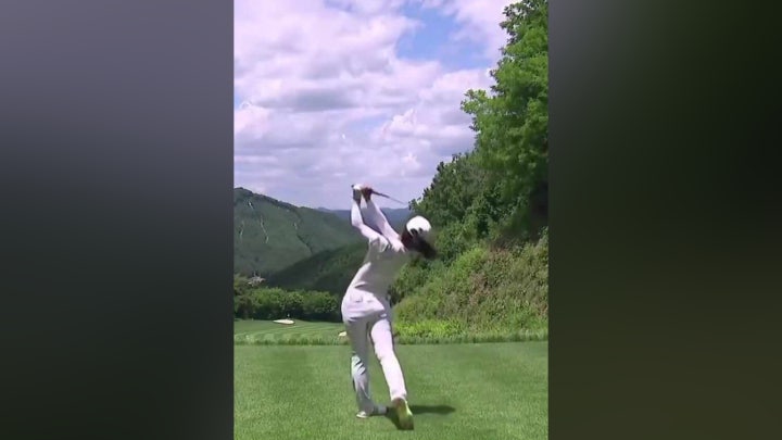 3R 9번홀 황유민 티샷 [Sh수협은행 MBN 여자오픈] - 네이버 TV