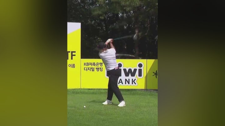 3R 8번홀 홍정민 티샷 [KB금융 스타챔피언십] - 네이버 TV
