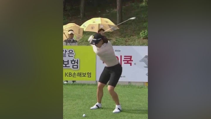 3R 3번홀 정윤지 티샷 [KB금융 스타챔피언십] - 네이버 TV