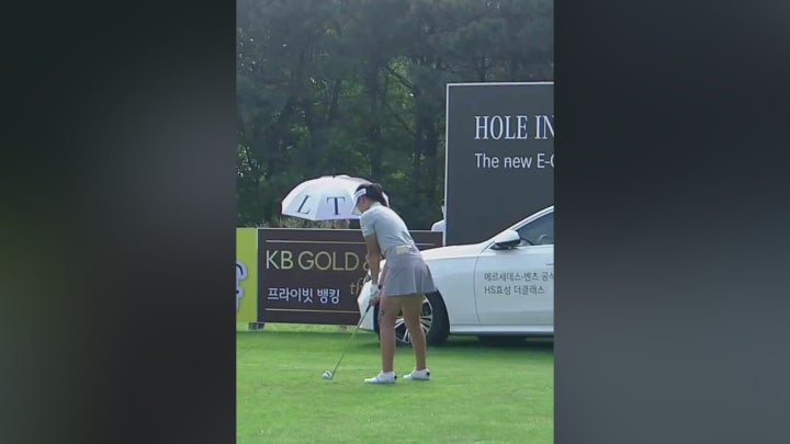 3R 16번홀 유현조 티샷 [KB금융 스타챔피언십] - 네이버 TV