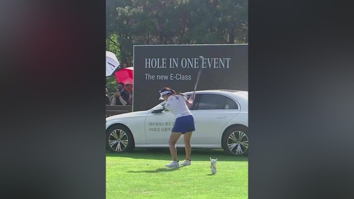 3R 16번홀 윤이나 티샷 [KB금융 스타챔피언십] - 네이버 TV