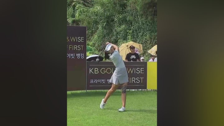 3R 2번홀 유현조 티샷 [KB금융 스타챔피언십] - 네이버 TV