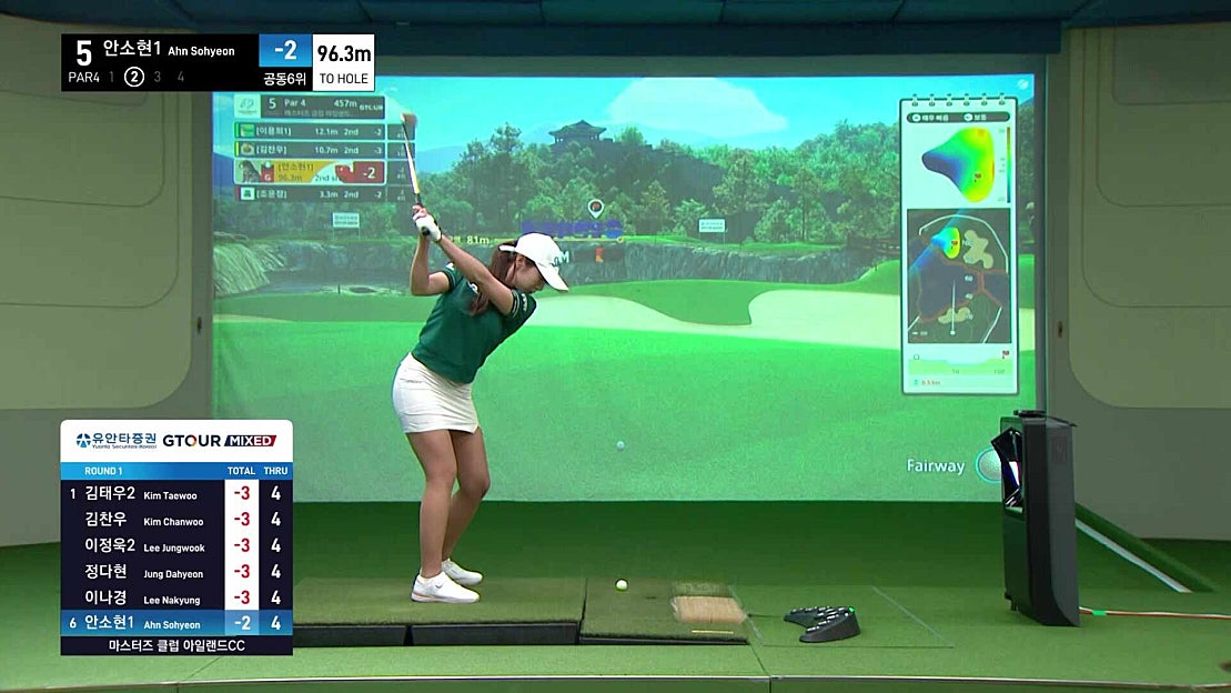 1라운드 하이라이트 [2025 유안타증권 GTOUR MIXED 1차] - 네이버 TV