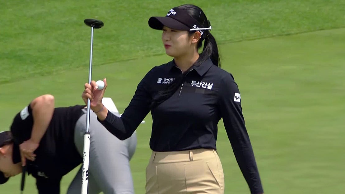 깔끔하게 버디 퍼팅 성공하는 박혜준 [덕신EPC 챔피언십 1R] - 네이버 TV