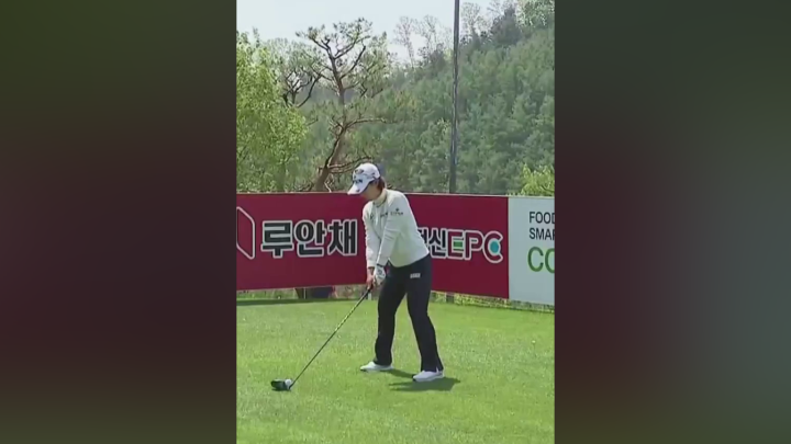 [AI클립] 2R 파4 7번홀 박지영 티샷 (덕신EPC 챔피언십) - 네이버 TV