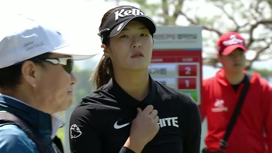 완벽한 버디 기회를 만드는 김민별의 샷 [덕신EPC 챔피언십 3R] - 네이버 TV