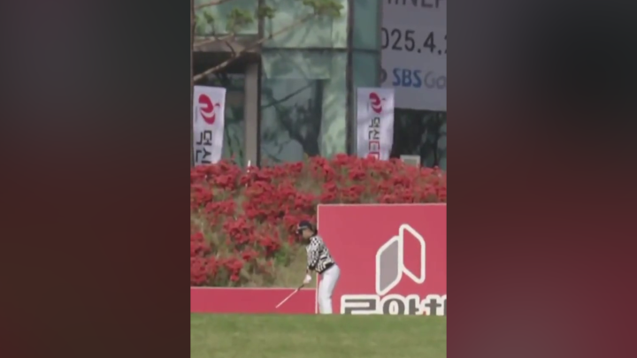 [AI클립] 3R 파4 17번홀 정윤지 티샷 (덕신EPC 챔피언십) - 네이버 TV