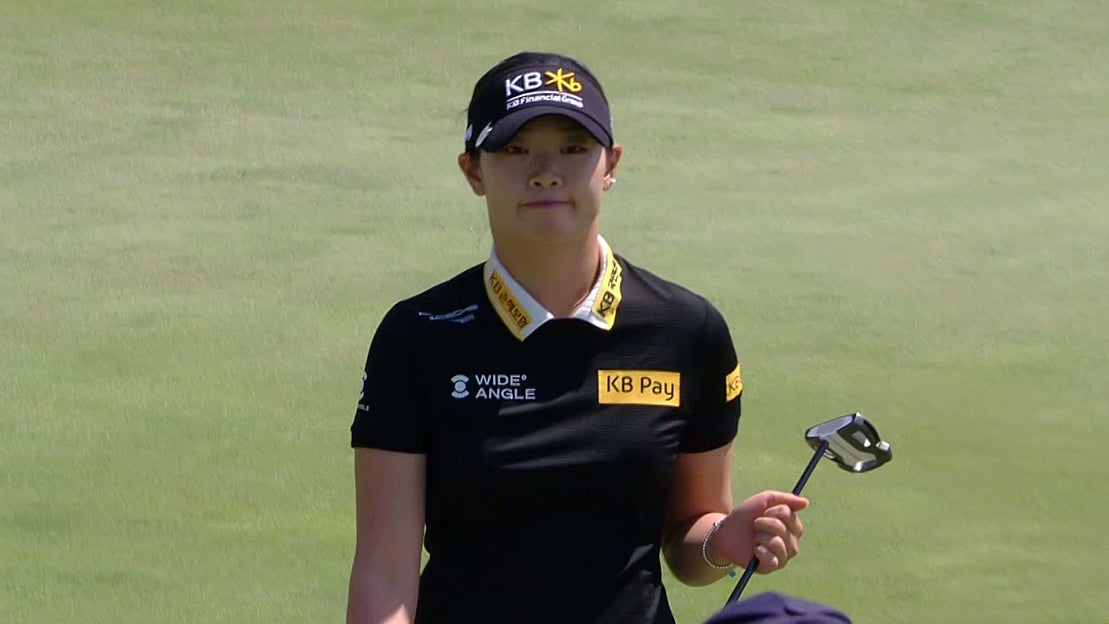 쉽지 않은 버디 퍼팅 성공하는 방신실 [덕신EPC 챔피언십 3R] - 네이버 TV