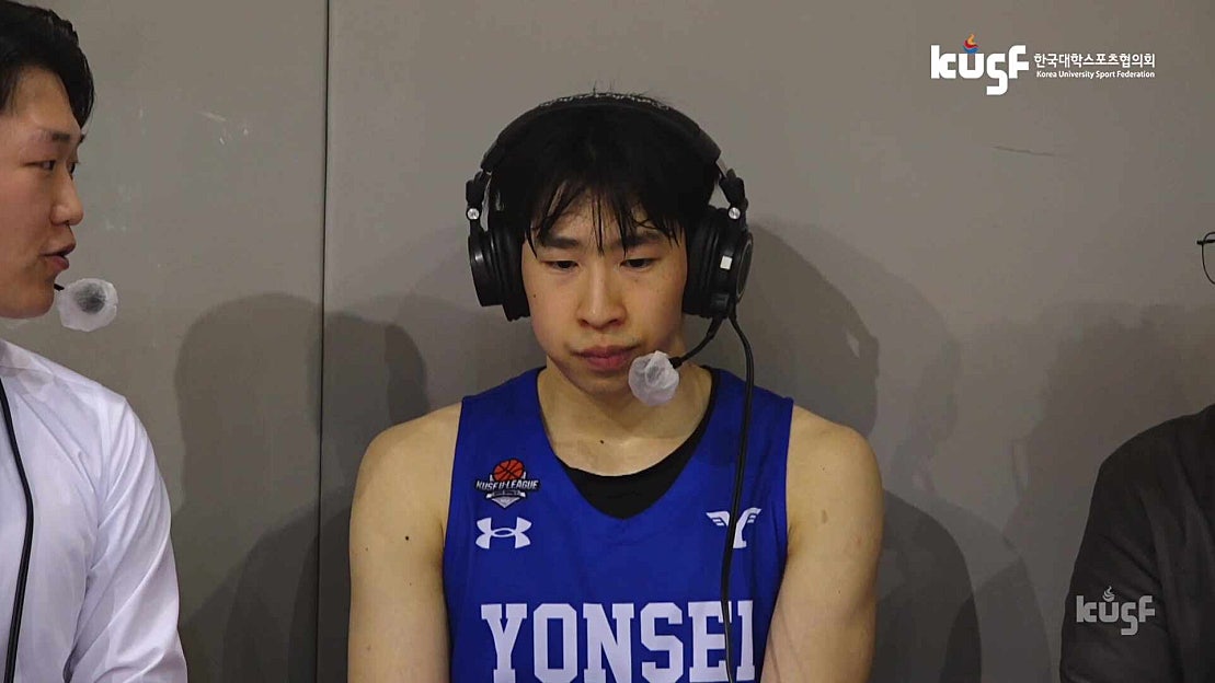 [인터뷰] '5연승 달성' 연세대 김승우 2025 KUSF 대학농구 U-리그_250417 - 네이버 TV