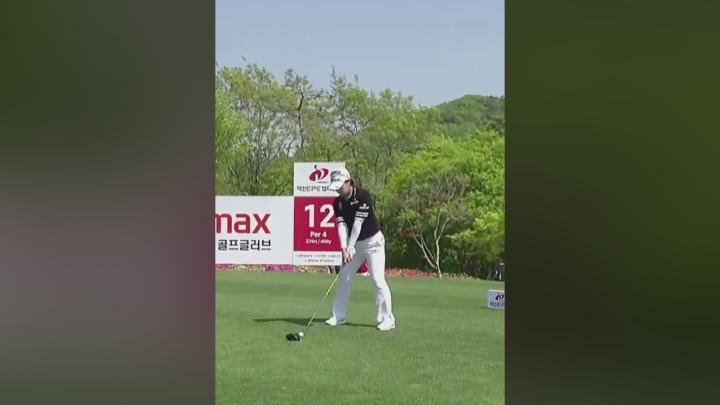 [AI클립] 3R 파4 12번홀 박지영 티샷 (덕신EPC 챔피언십) - 네이버 TV