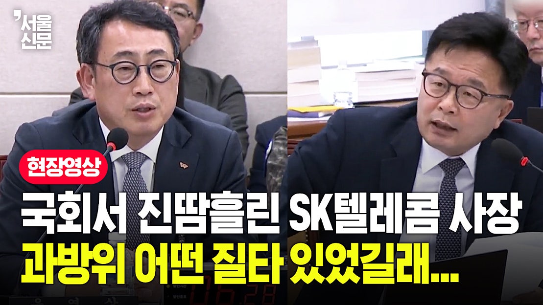 "최태원 회장 마누라 교체 비용은 2조 쓰면서 유심은..." 숨기고 싶었던 글 등장에 SKT대표 표정이 - 네이버 TV