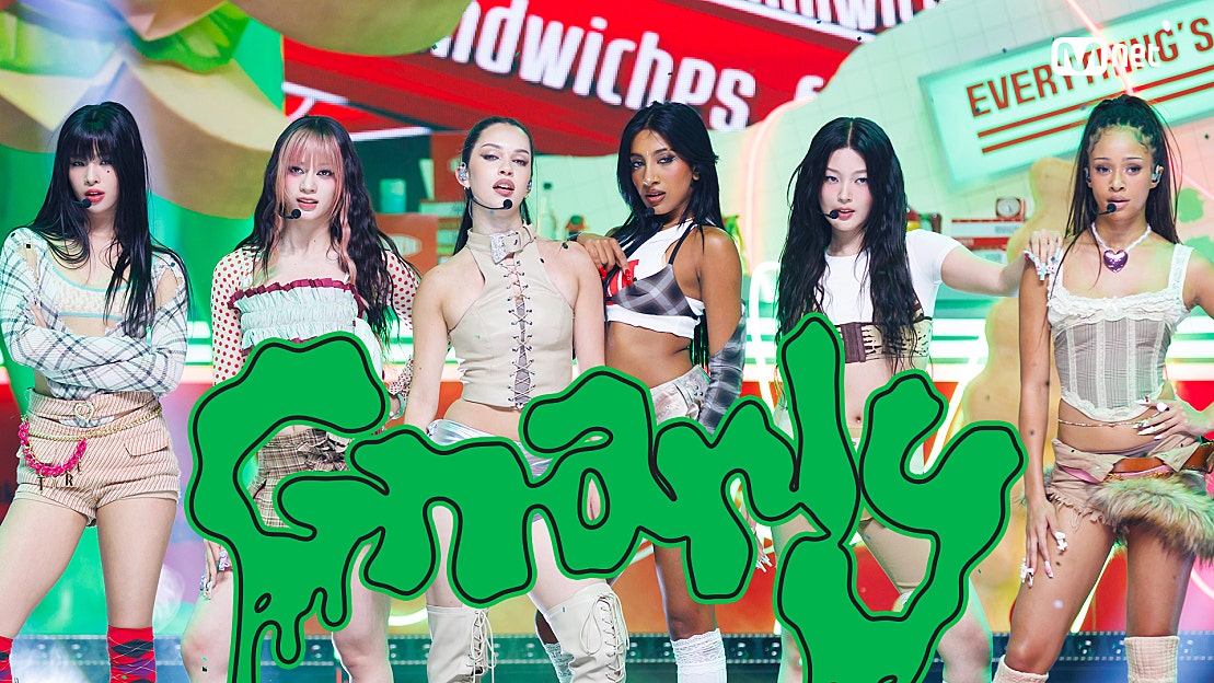 '최초 공개' KATSEYE - Gnarly (Clean ver.) | Mnet 250501 방송 - 네이버 TV