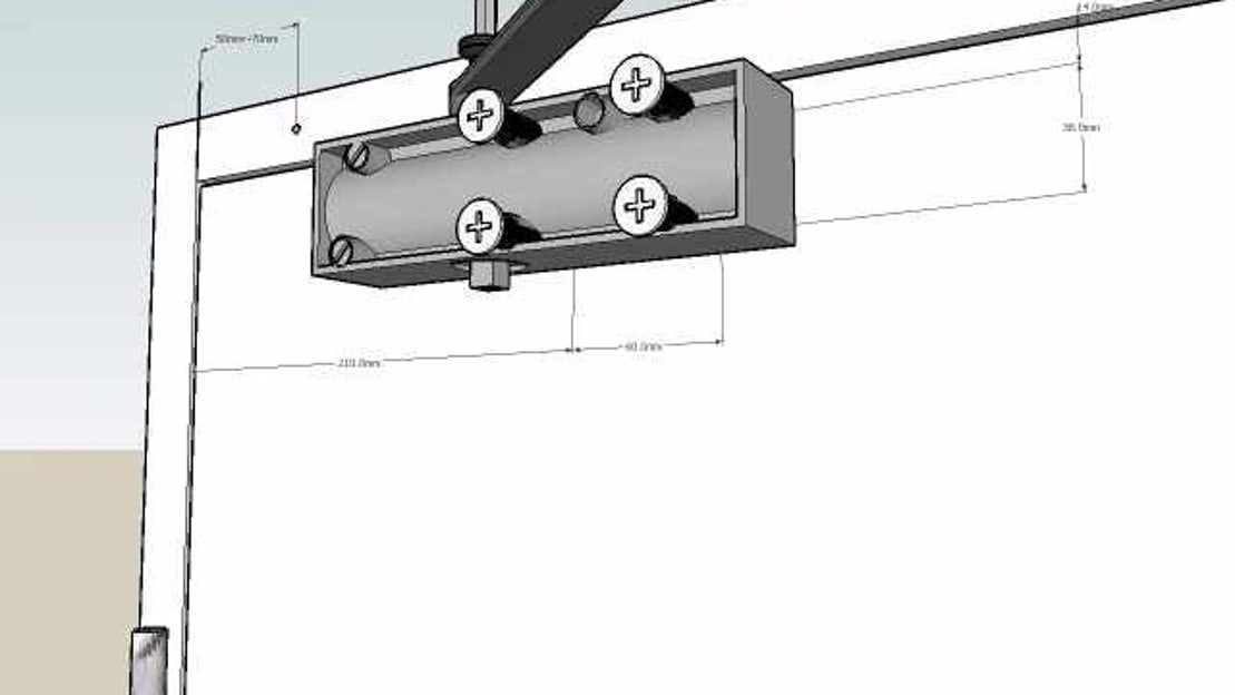 MAETEL 트랙형 도어클로저 CLIDER 203L 설치 영상 - 네이버 TV