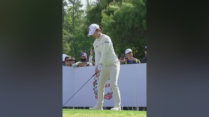 [AI클립] 2R 파4 3번홀 황유민 티샷 (크리스에프앤씨 제47회 KLPGA 챔피언십) - 네이버 TV