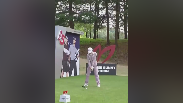 [AI클립] 2R 파4 18번홀 이가영 티샷 (크리스에프앤씨 제47회 KLPGA 챔피언십) - 네이버 TV