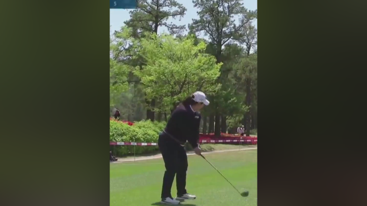 [AI클립] 4R 파5 1번홀 송은아 티샷 (크리스에프앤씨 제47회 KLPGA 챔피언십) - 네이버 TV